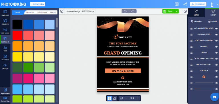 How to Create Invitations Design With PhotoADKing