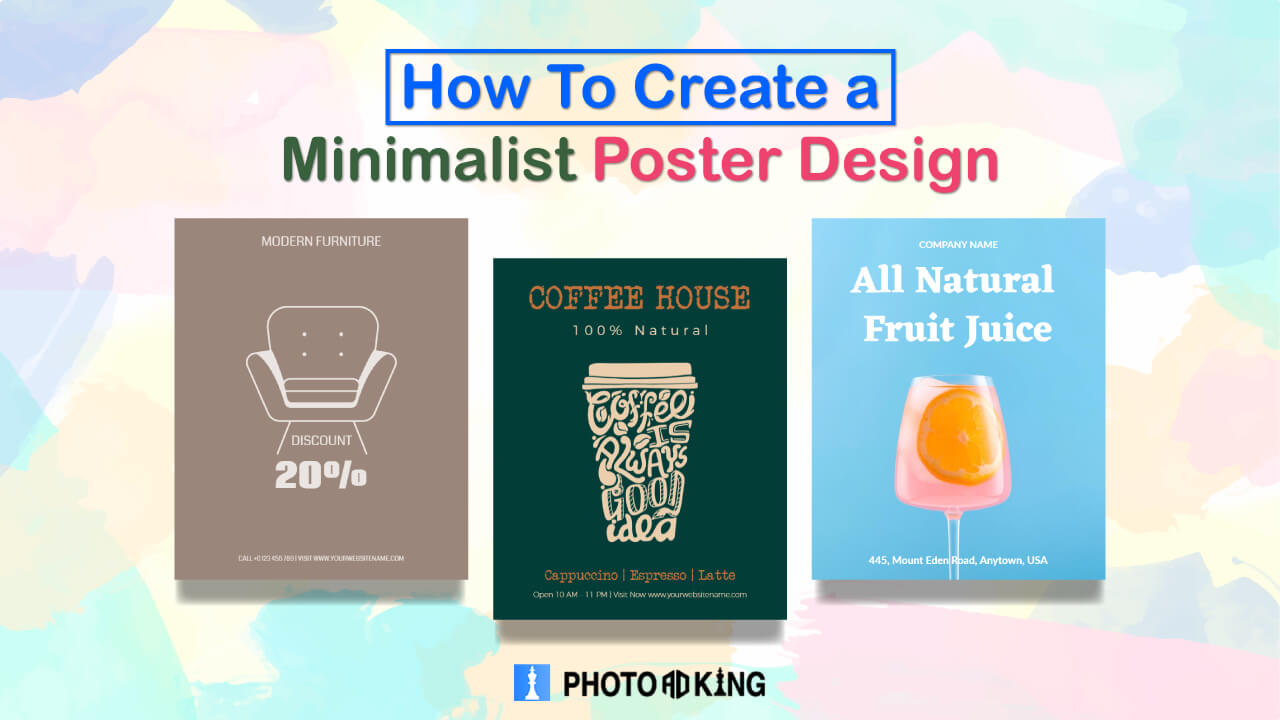 How To Make A Minimalist Poster Design PhotoADKing