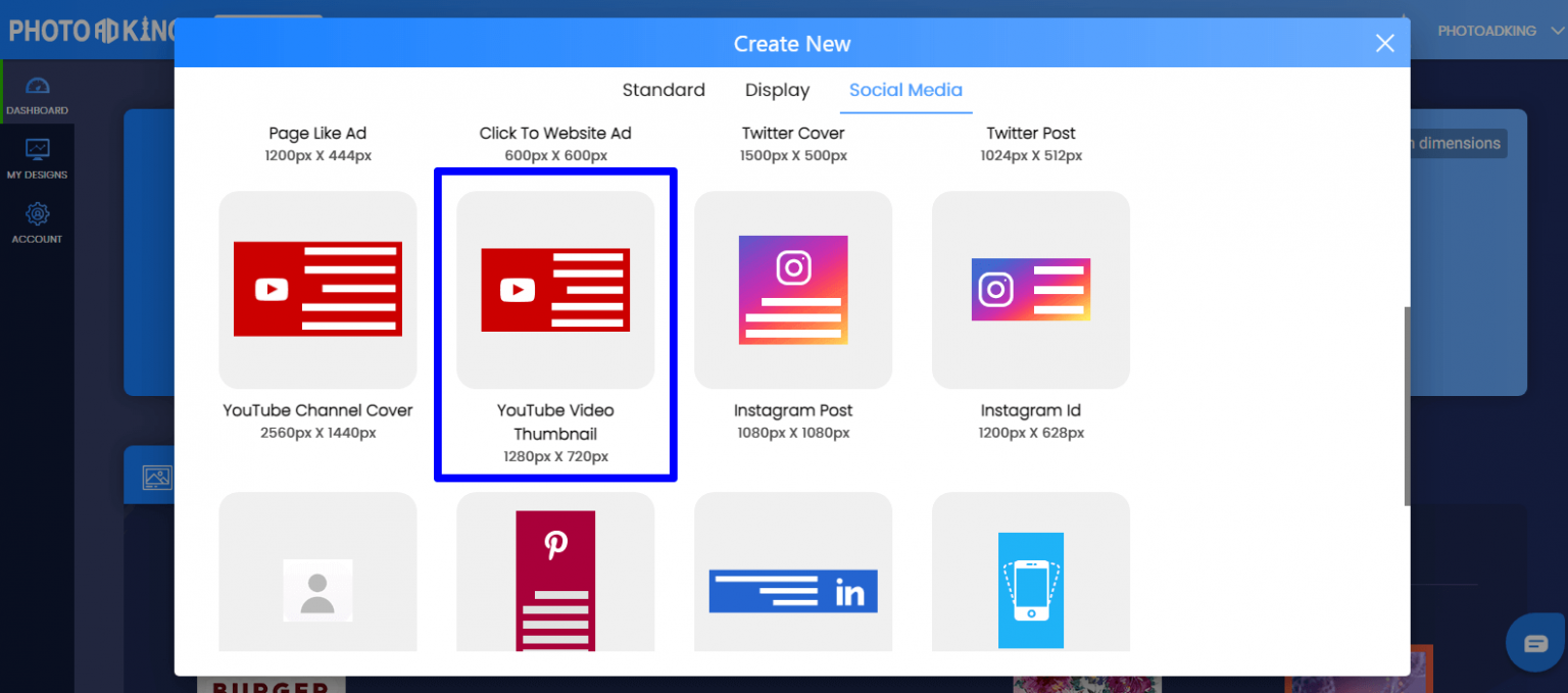 How To Make YouTube Thumbnail With PhotoADKing