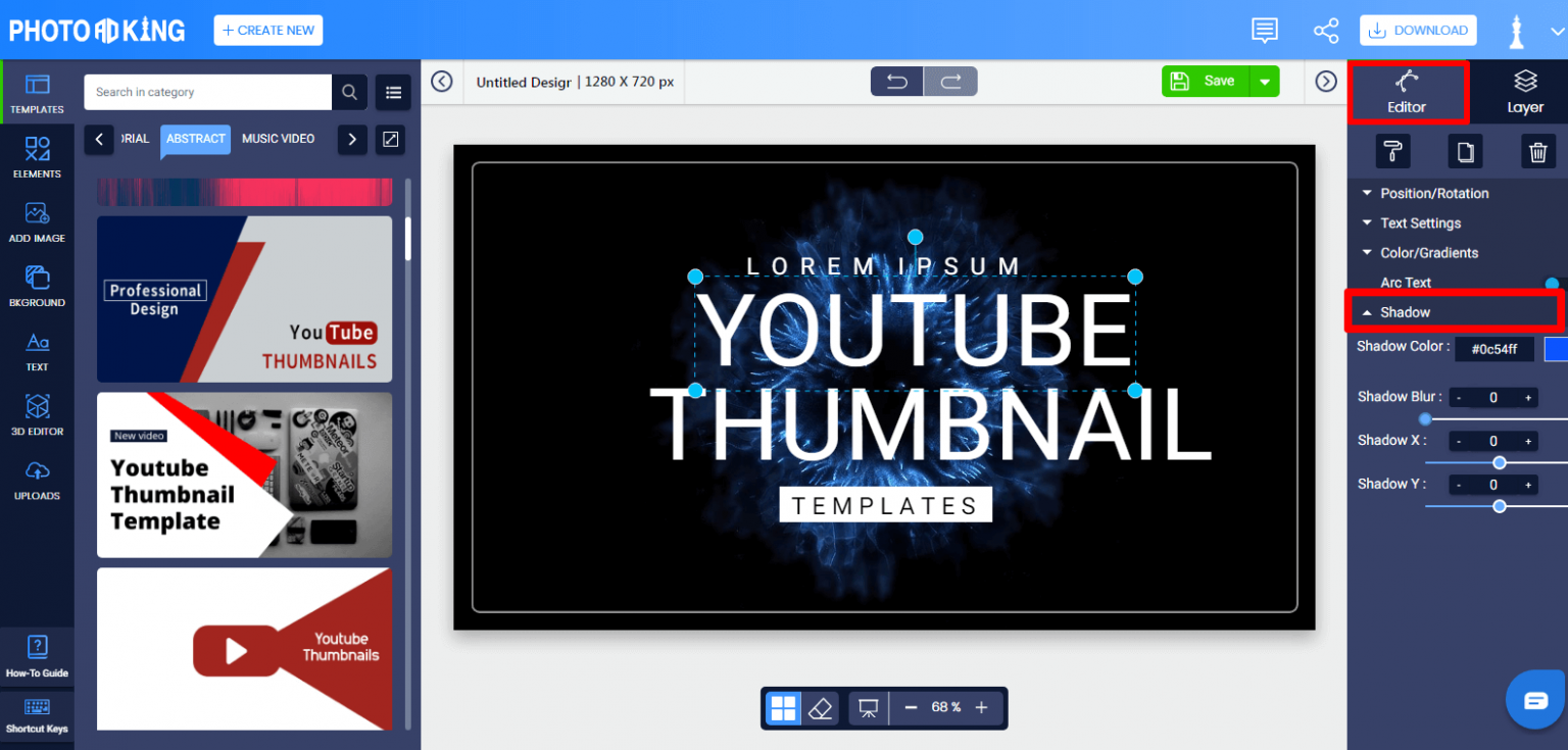 How To Make YouTube Thumbnail With PhotoADKing