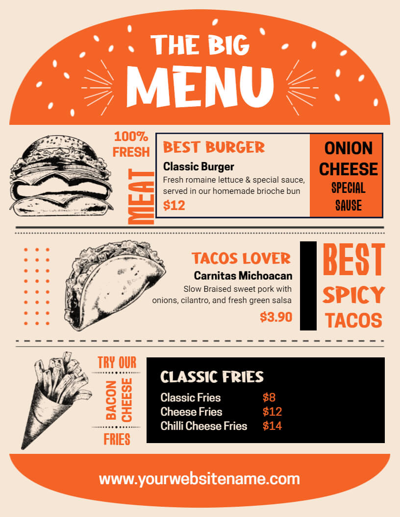 How to Make a Menu Flyer Online That Will Stand Out