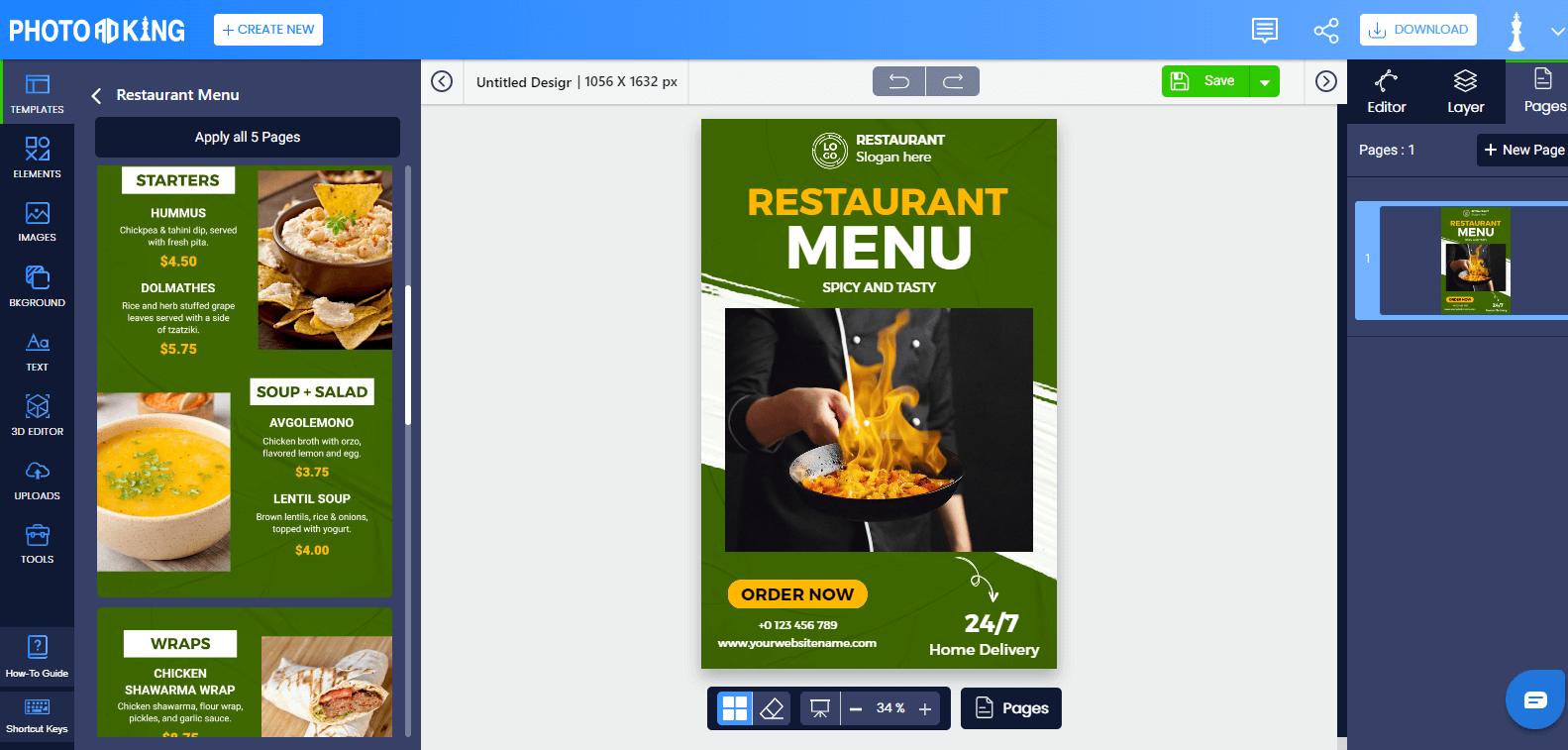 How to Create Restaurant Menu Online That Will Stand Out
