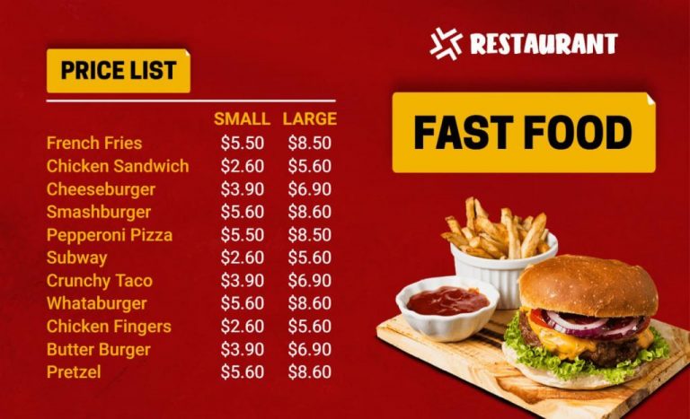 15 Best Restaurant Menu Design Examples