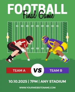 Football Poster Ideas & Examples - PhotoADKing