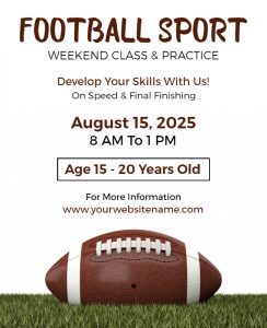 Football Poster Ideas & Examples - PhotoADKing