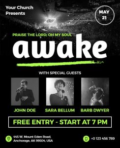 Inspirational Church Flyer Ideas and Examples