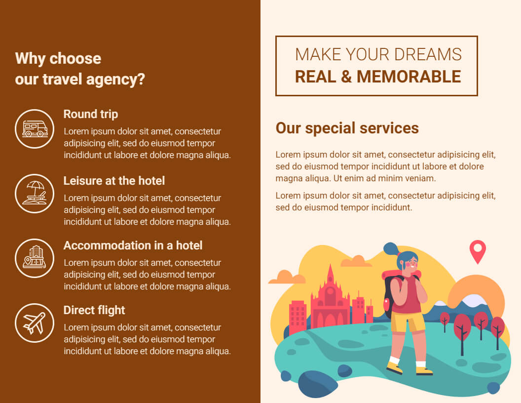 Travel Brochure Examples to Attract more Tourists