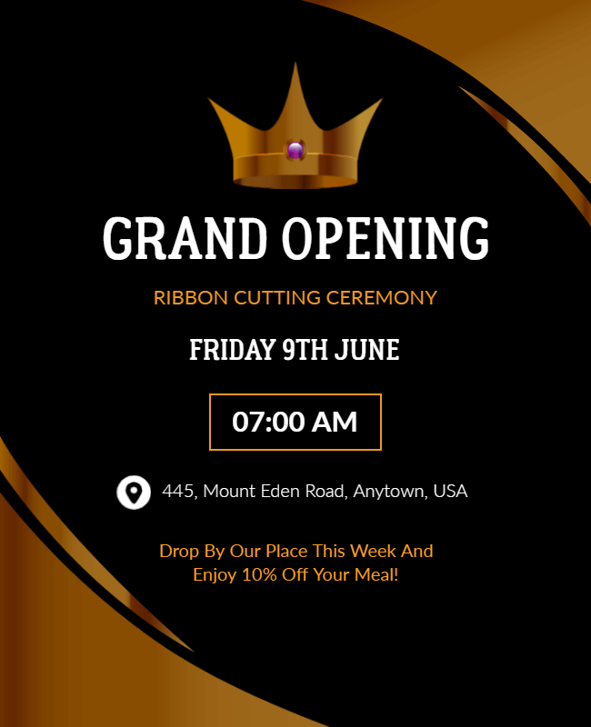 Grand Opening Flyer Ideas And Examples