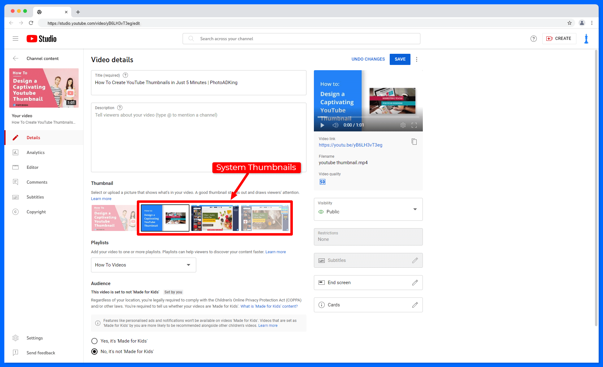 YouTube Thumbnail Size for 2024