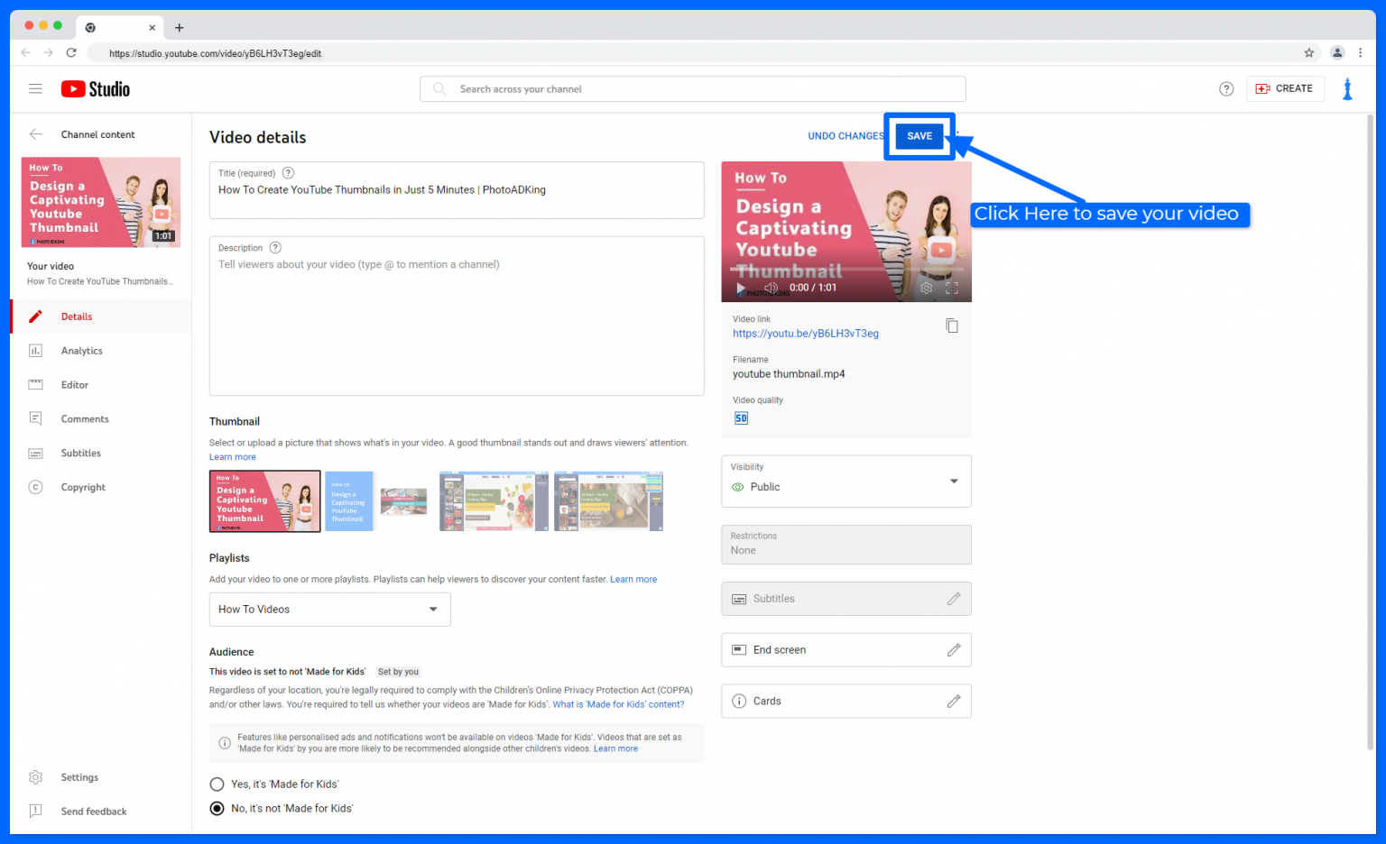 YouTube Thumbnail Size for 2024