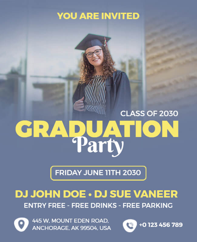 Graduation Flyer Ideas