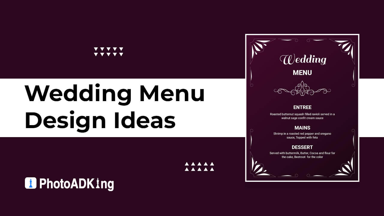 Wedding Menu Design Ideas, Examples, and Samples