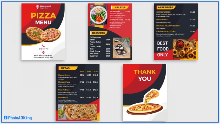 Restaurant Menu Ideas and Examples