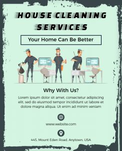 Attractive House Cleaning Flyer Ideas and Examples