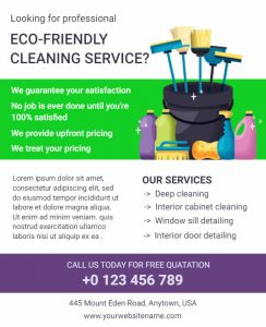 Attractive House Cleaning Flyer Ideas and Examples