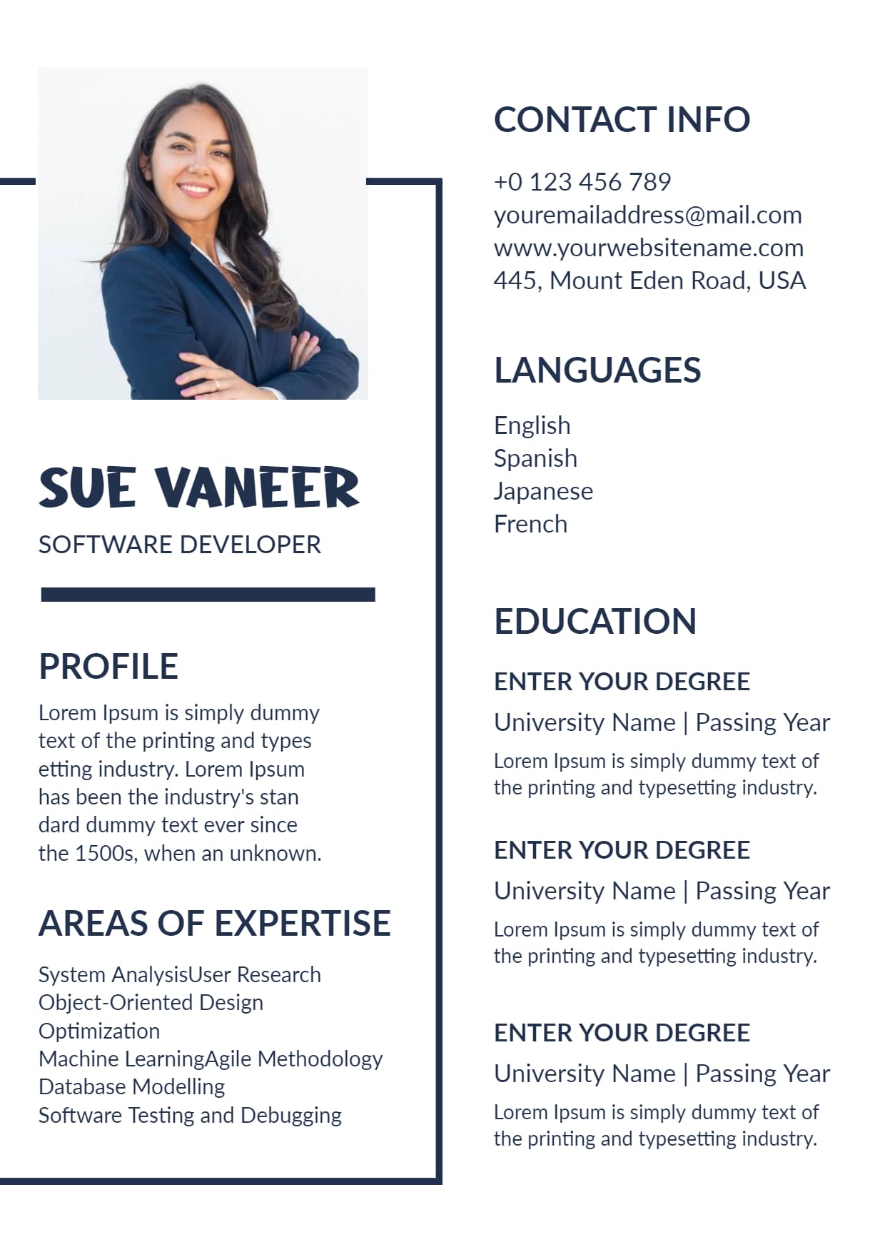 Software Engineer Resume Examples