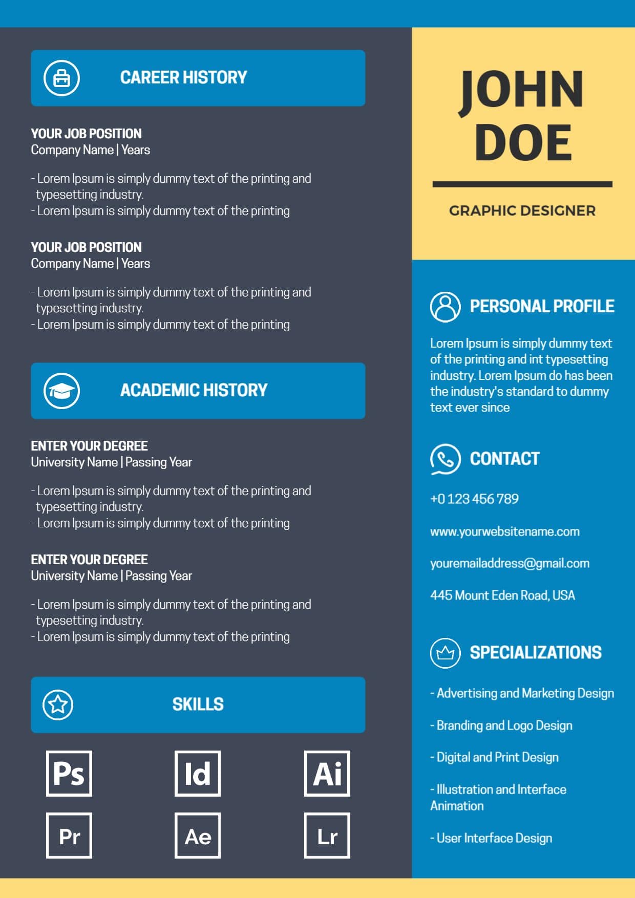Best Graphic Designer Resume Examples