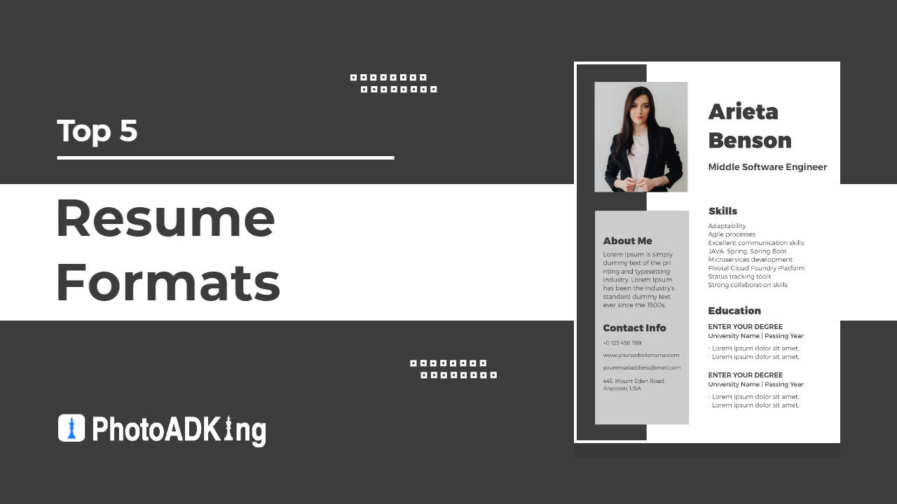 Top 5 Resume Formats You Should Know About