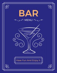 Bar Menu Design Ideas and Examples