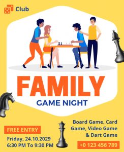 Game Night Flyer Ideas and Examples