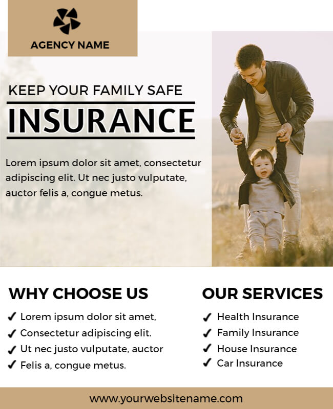 Life Insurance Flyer Ideas And Examples PhotoADKing