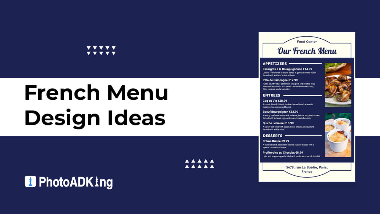 French Menu Design Ideas And Examples