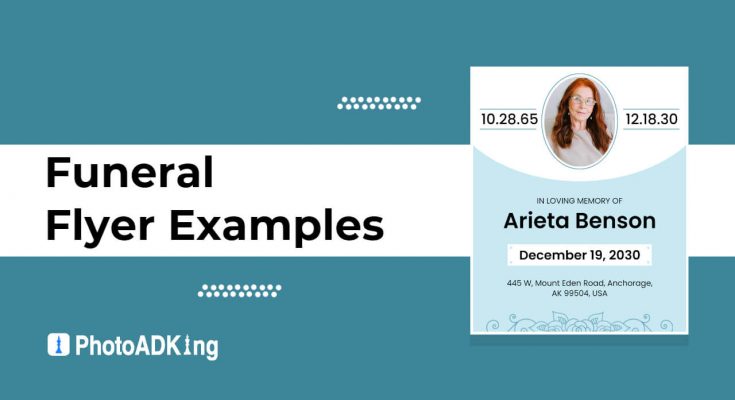 Funeral Flyer Examples