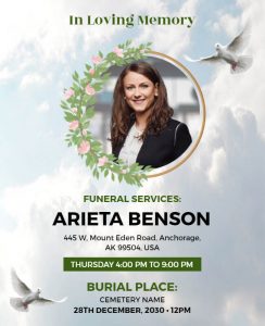 Funeral Flyer Examples