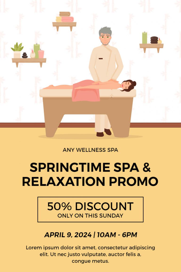 Spa Flyer Ideas and Examples
