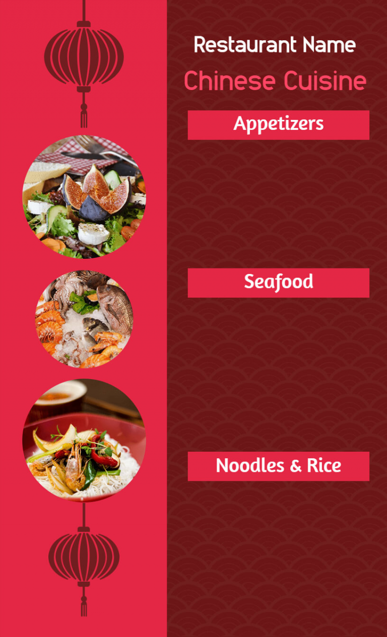 Blank Menu Design Ideas & Examples