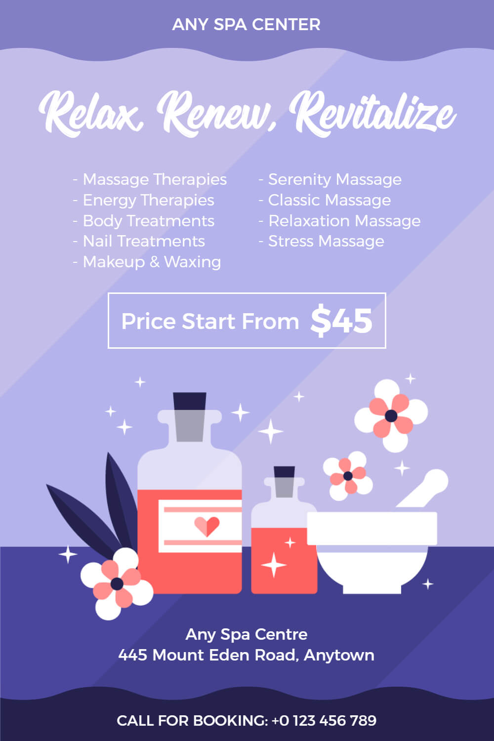 Creative Massage Flyer Examples
