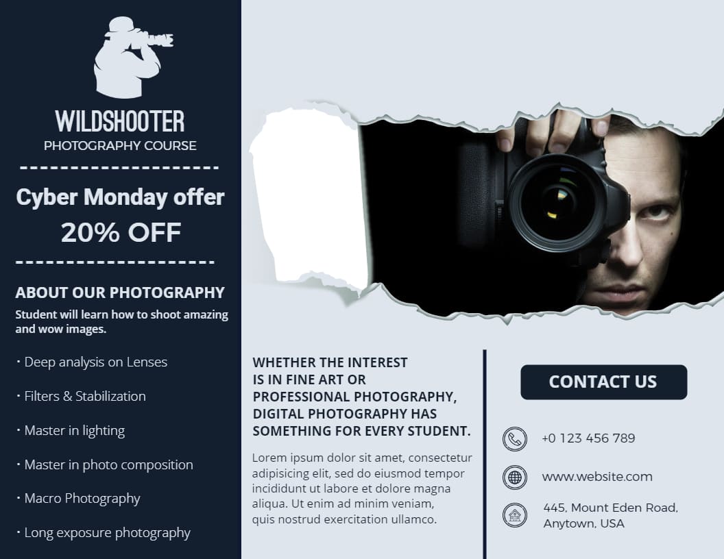 Stunning Photography Flyer Ideas