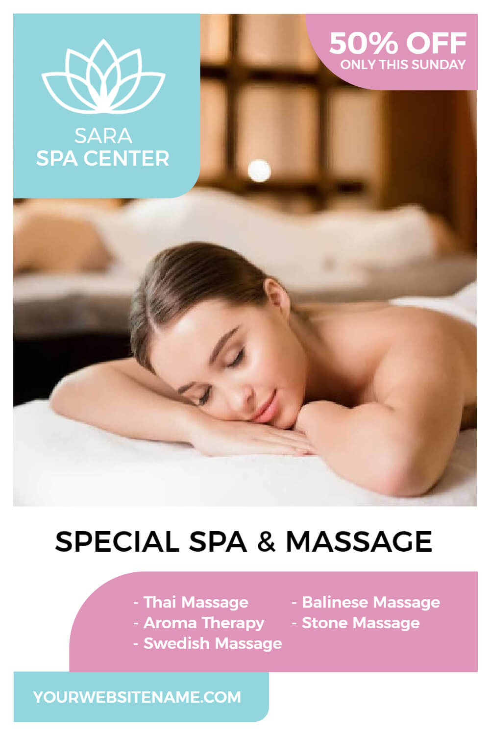 Spa Flyer Ideas and Examples