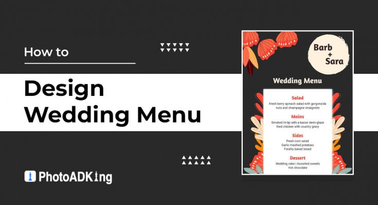 How to Design a Wedding Menu Using Templates?