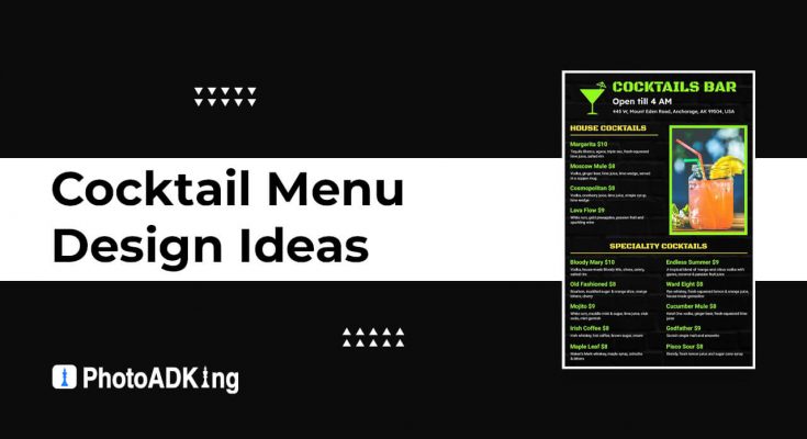 Cocktail Menu Design Ideas, Examples, and Samples