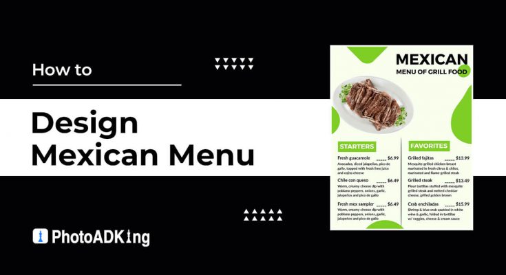 How to Design a Mexican Menu Using Templates