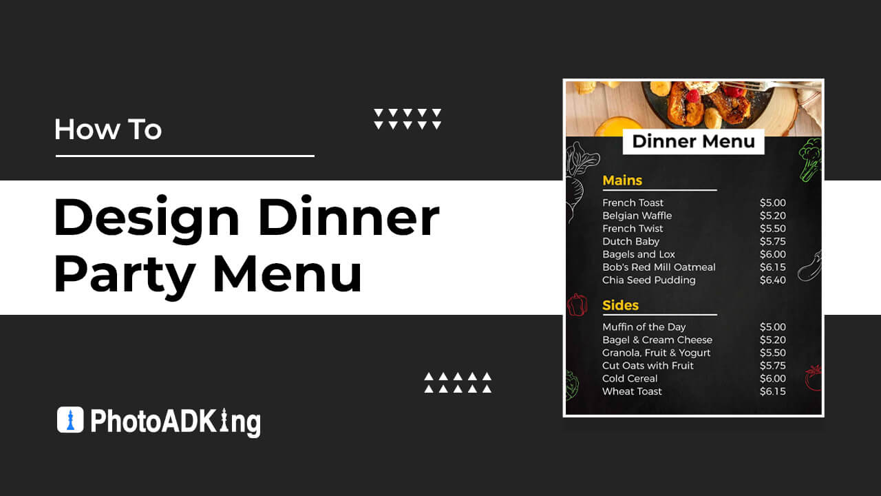 How to Design a Dinner Party Menu Using Templates
