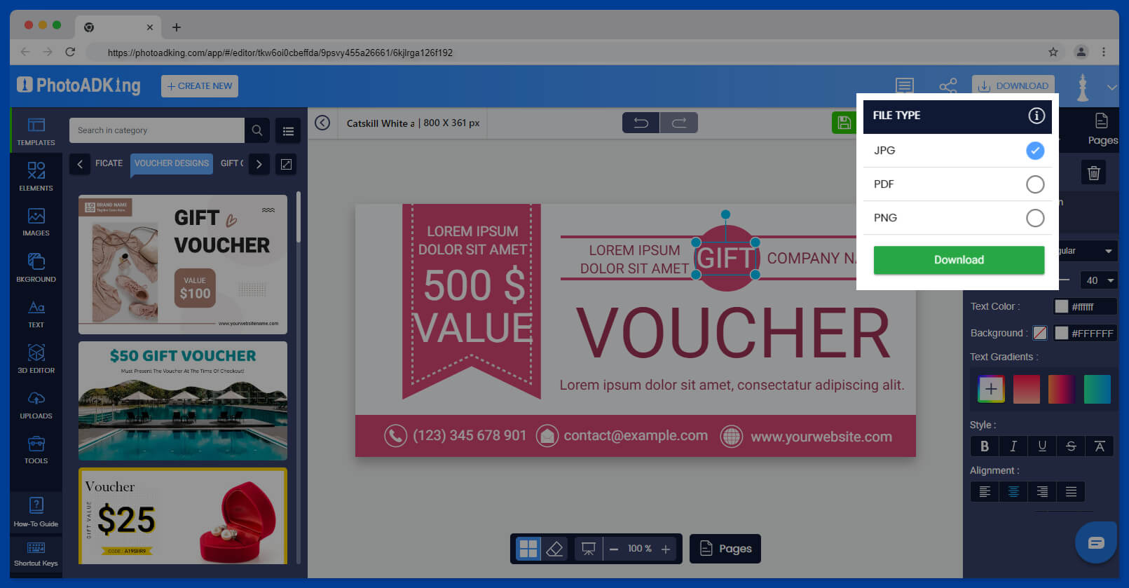 How to Make a Gift Voucher