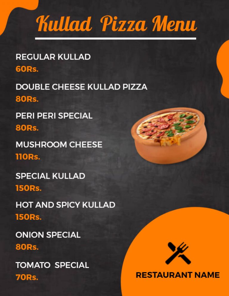 Pizza Menu Design Ideas, Examples & Samples