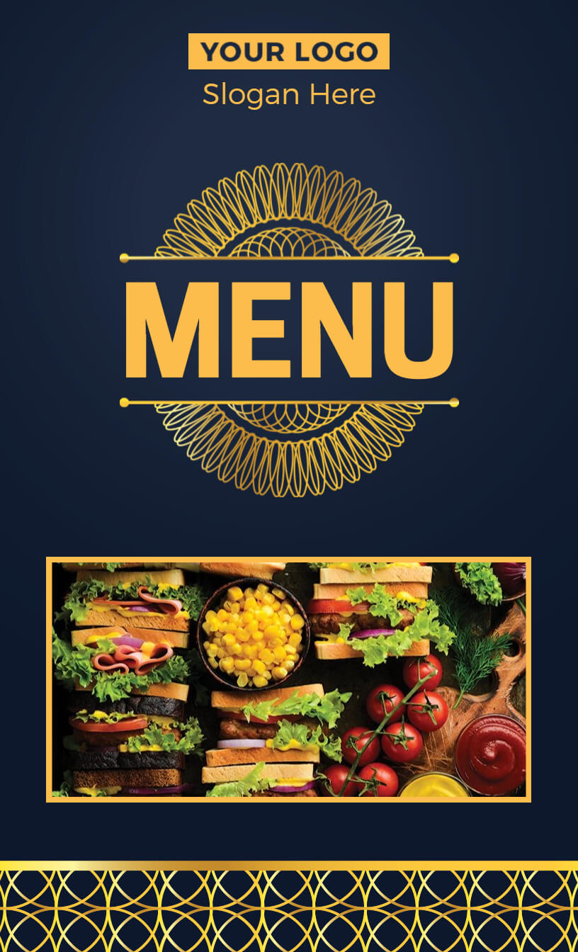 Dinner Menu Design Ideas, Examples, and Sample
