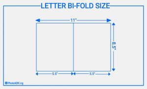 Bi-Fold Brochure Size - PhotoADKing