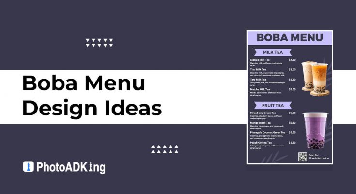 Boba Menu Design Ideas and Examples