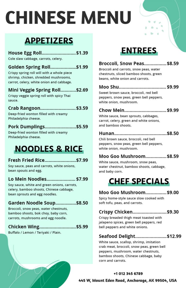 Restaurant Menu Tips You Should Follow