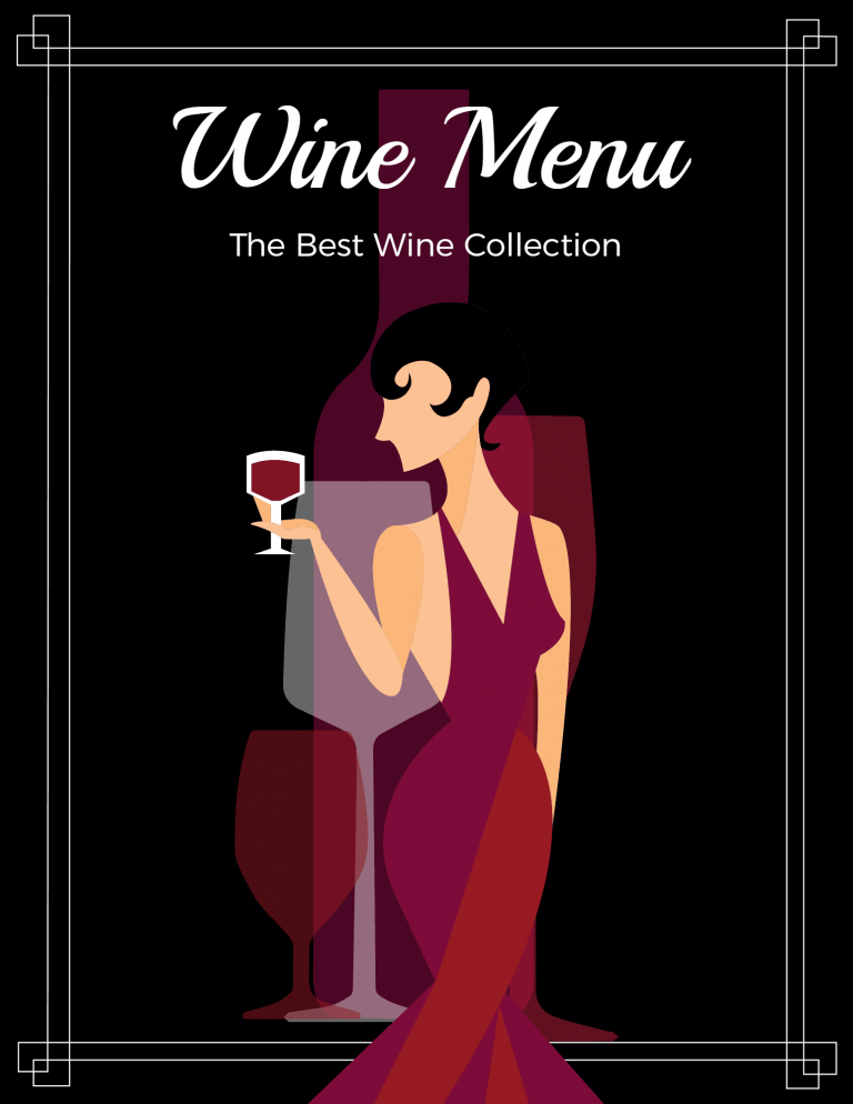 Wine Menu Design Ideas, Examples and Samples