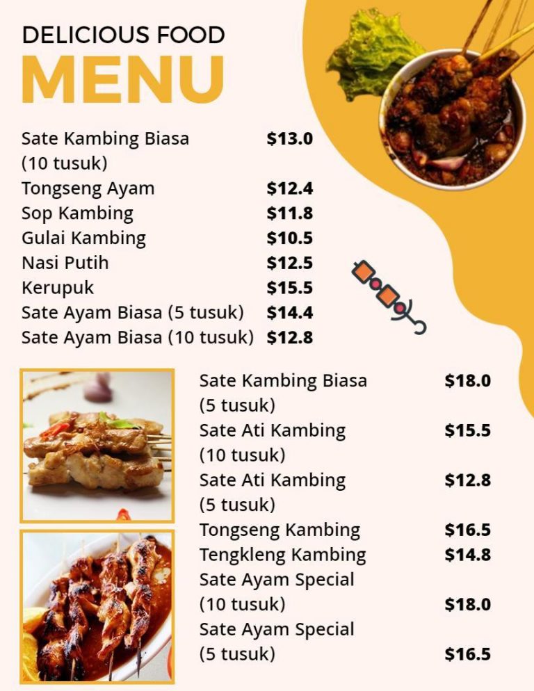 30+ Menu Design Ideas & Examples