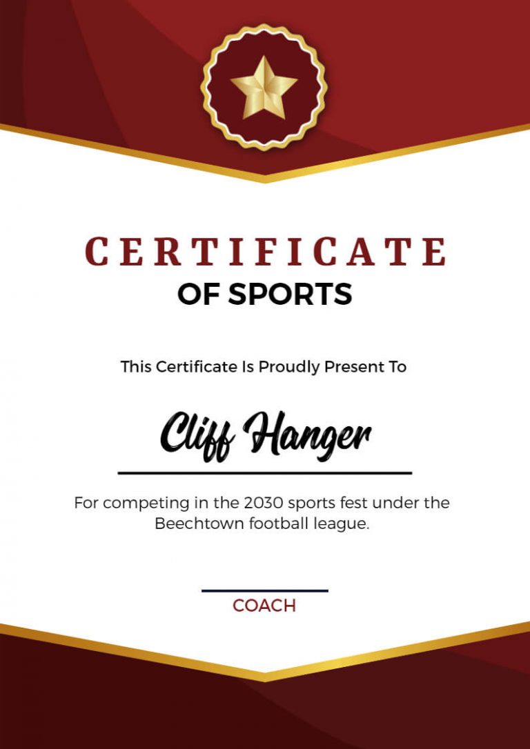 Sports Certificate Background: Everything You Need to Know
