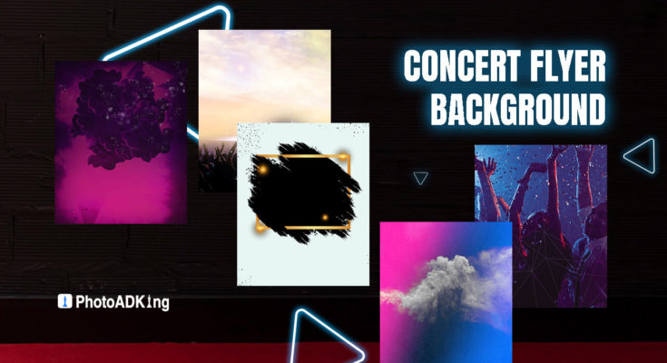 concert flyer background