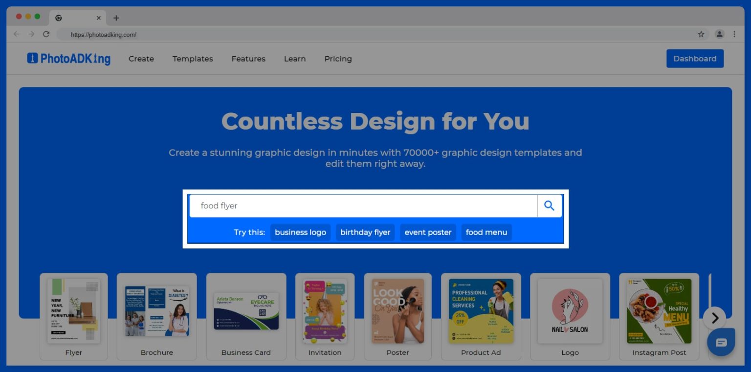 How to Make a Food Flyer - PhotoADKing