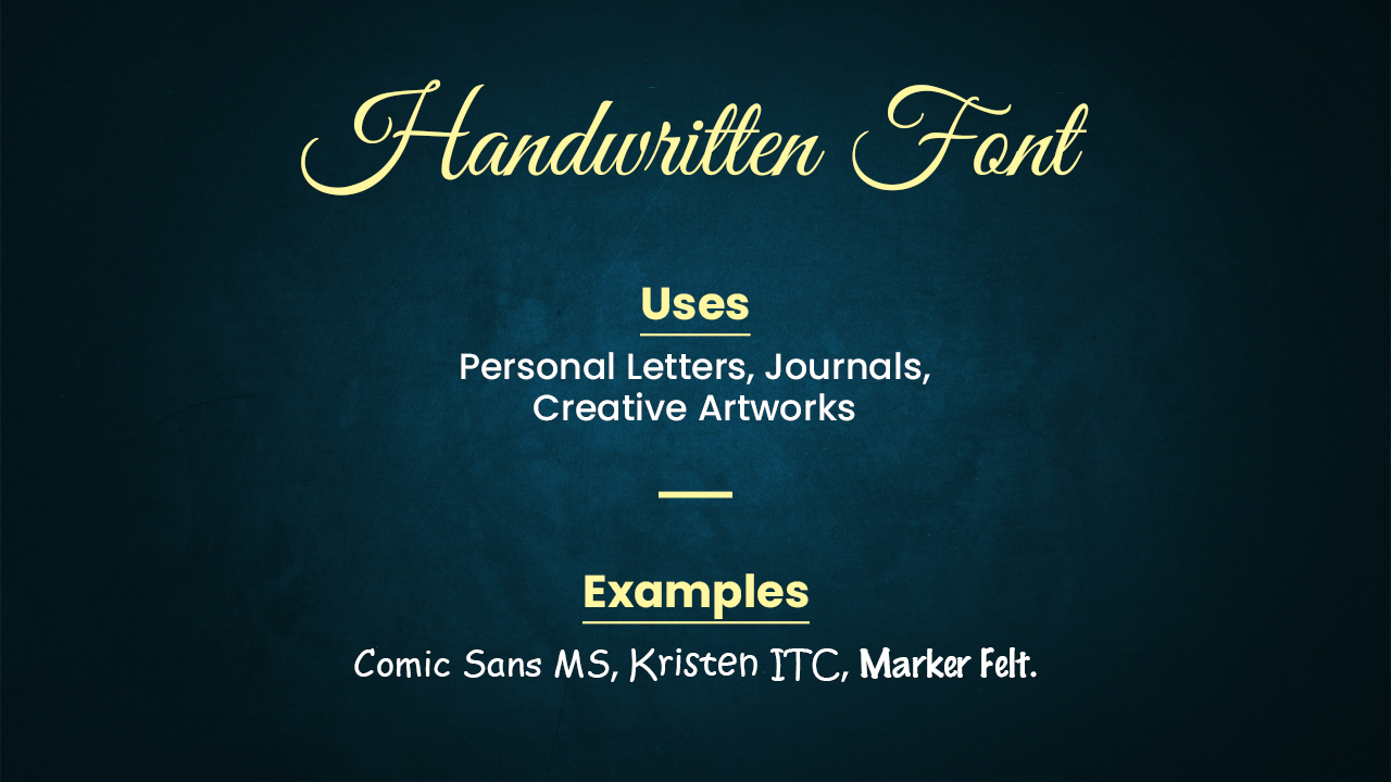 Types of Fonts: Exploring the World of Typography