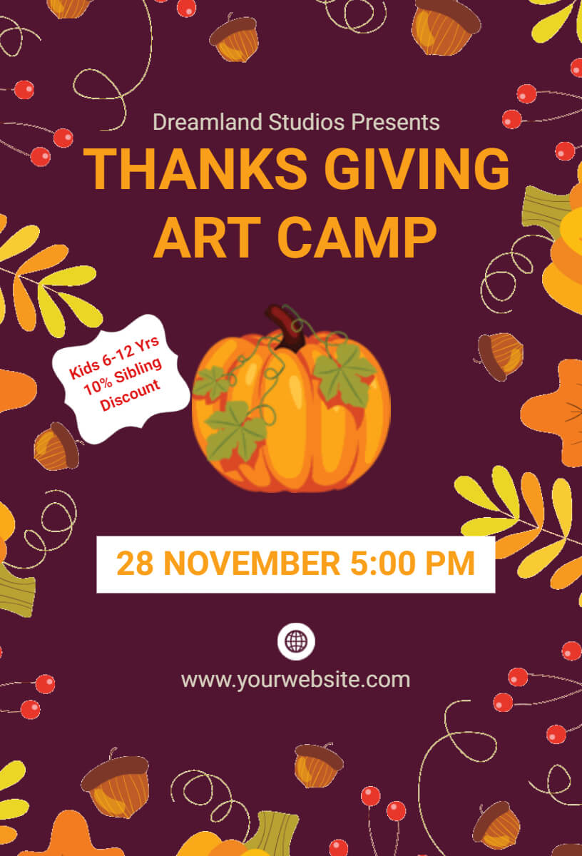 Thanksgiving Poster Ideas